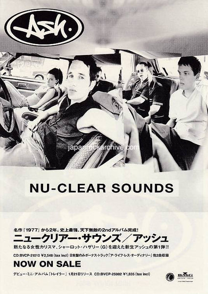 Ash 1999 Japan tour concert gig flyer handbill – Japan Rock Archive