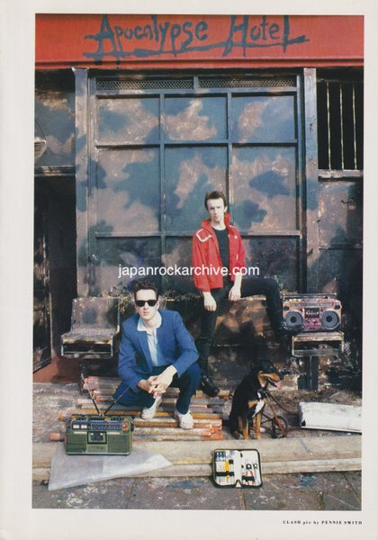 The Clash 1982/05 Japanese music press cutting clipping - photo pinup ...