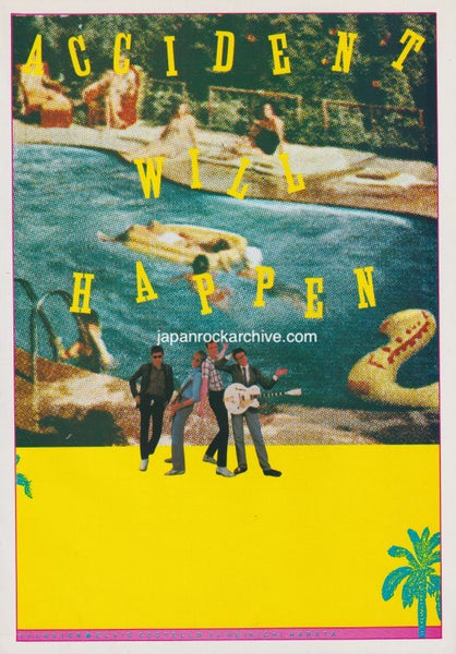 Elvis Costello 1979/07 Japanese music press cutting clipping - art pin – Japan Rock Archive