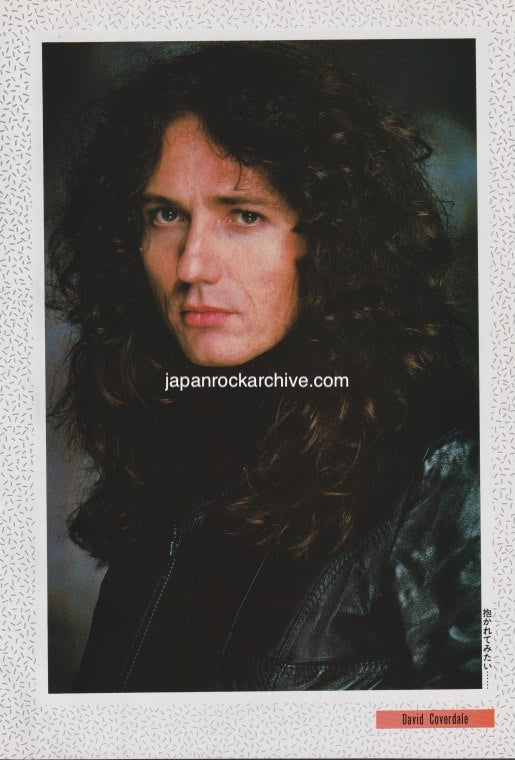 David Coverdale 1983/02 Japanese music press cutting clipping - photo ...