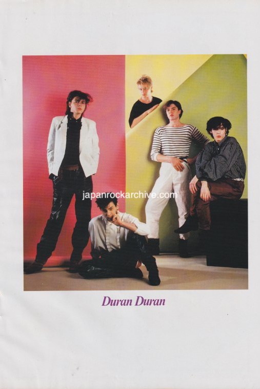 Duran Duran 1981/08 Japanese music press cutting clipping - photo pinu – Japan Rock Archive