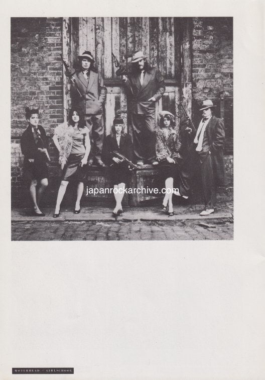 Motorhead & Girlschool 1981/09 Japanese music press cutting clipping ...