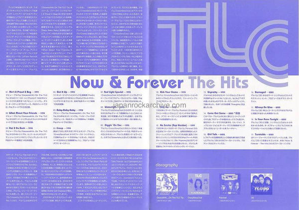 TLC 2003 Japan album store promo flyer – Japan Rock Archive