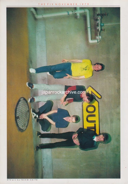 XTC 1979/11 Japanese music press cutting clipping - photo pinup – Japan ...