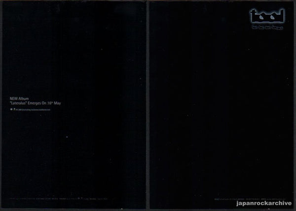 Tool 2001/06 Lateralus Japan album promo ad – Japan Rock Archive